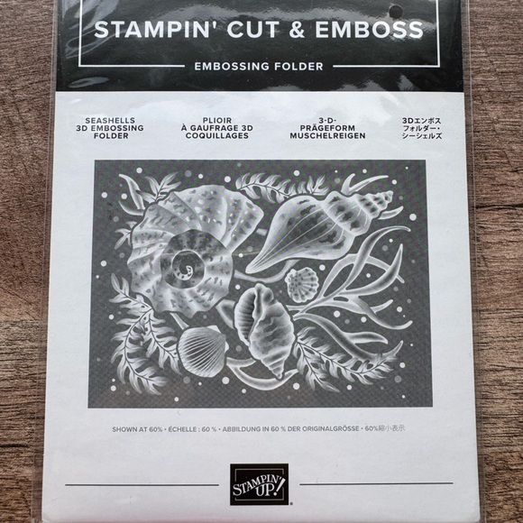 Stampin' Up! | Office | Stampin Up Seashell 3d Embossing Folder | Poshmark